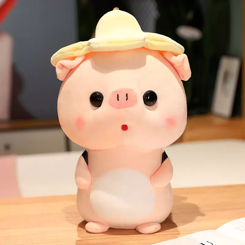Fat Doodle Pig Stuffed Animal Cute Variety of Clothes Shape Doll ...
